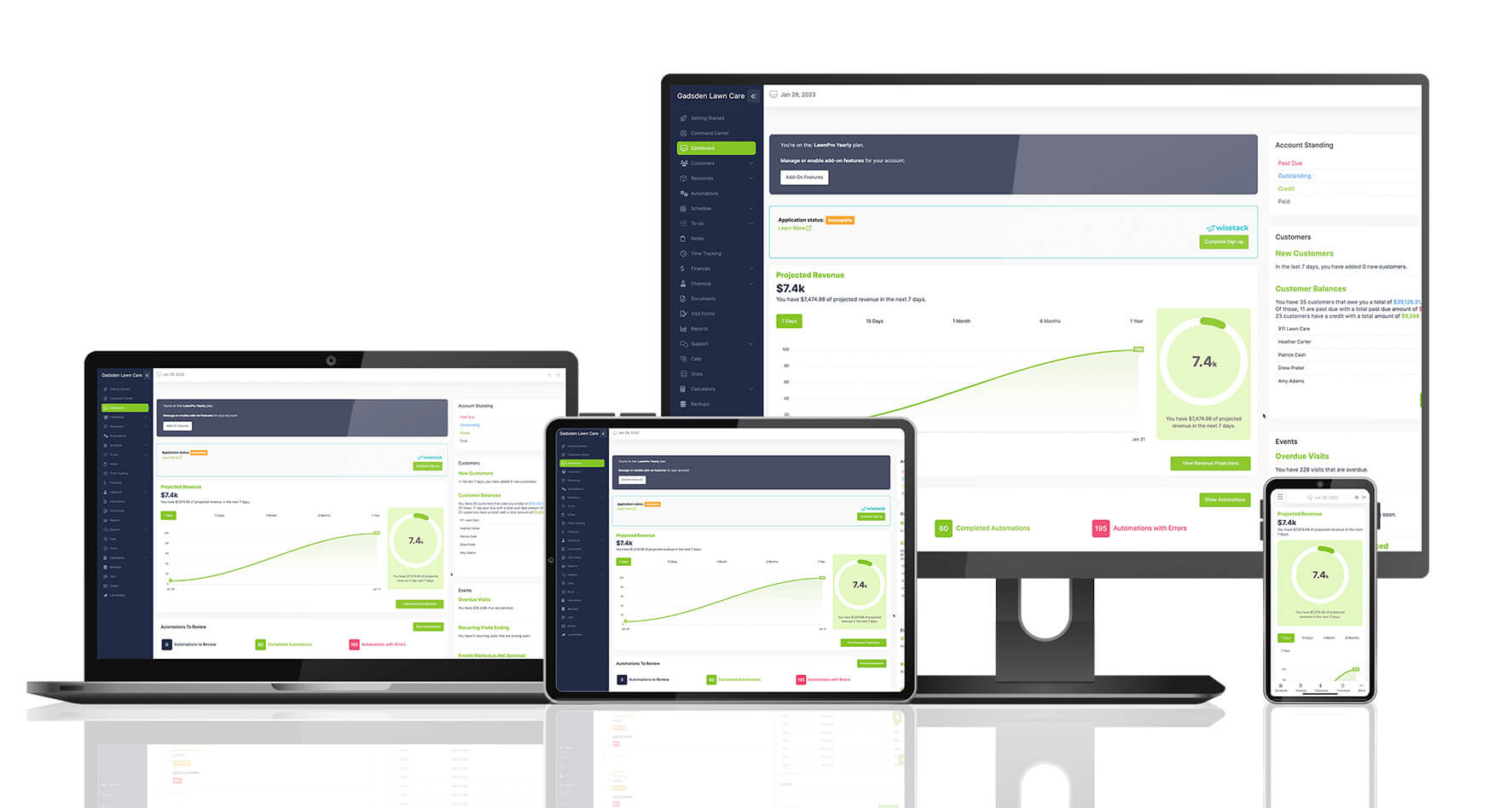 Lawn Care Software for Mac, Pc, iPad, iPhone and Android.